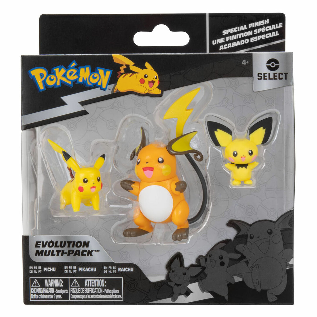 Figúrka Pokémon Battle Figure - PICHU, PIKACHU, RAICHU (3-pack ...