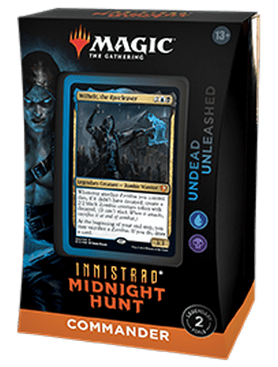 Innistrad: Midnight Hunt Commander Deck - Undead Unleashed (Blue-Black ...