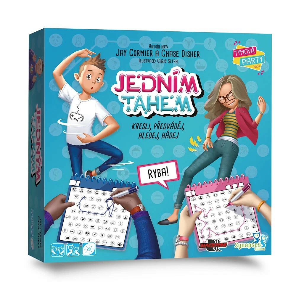 Jedním tahem - Rodinné hry | iHRYsko - spoločenské hry pre deti a dospelých