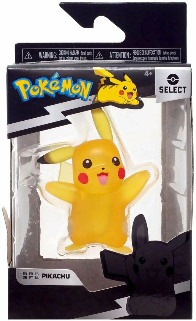 Figúrka Pokémon - Select Battle Pikachu Translucent (7,5cm) - Merch a ...