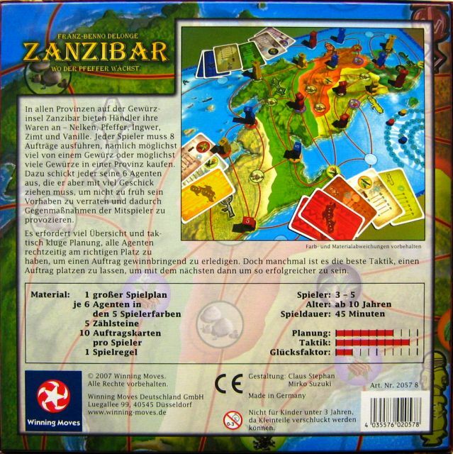 Zanzibar - Strategické hry | iHRYsko - spoločenské hry pre deti a dospelých